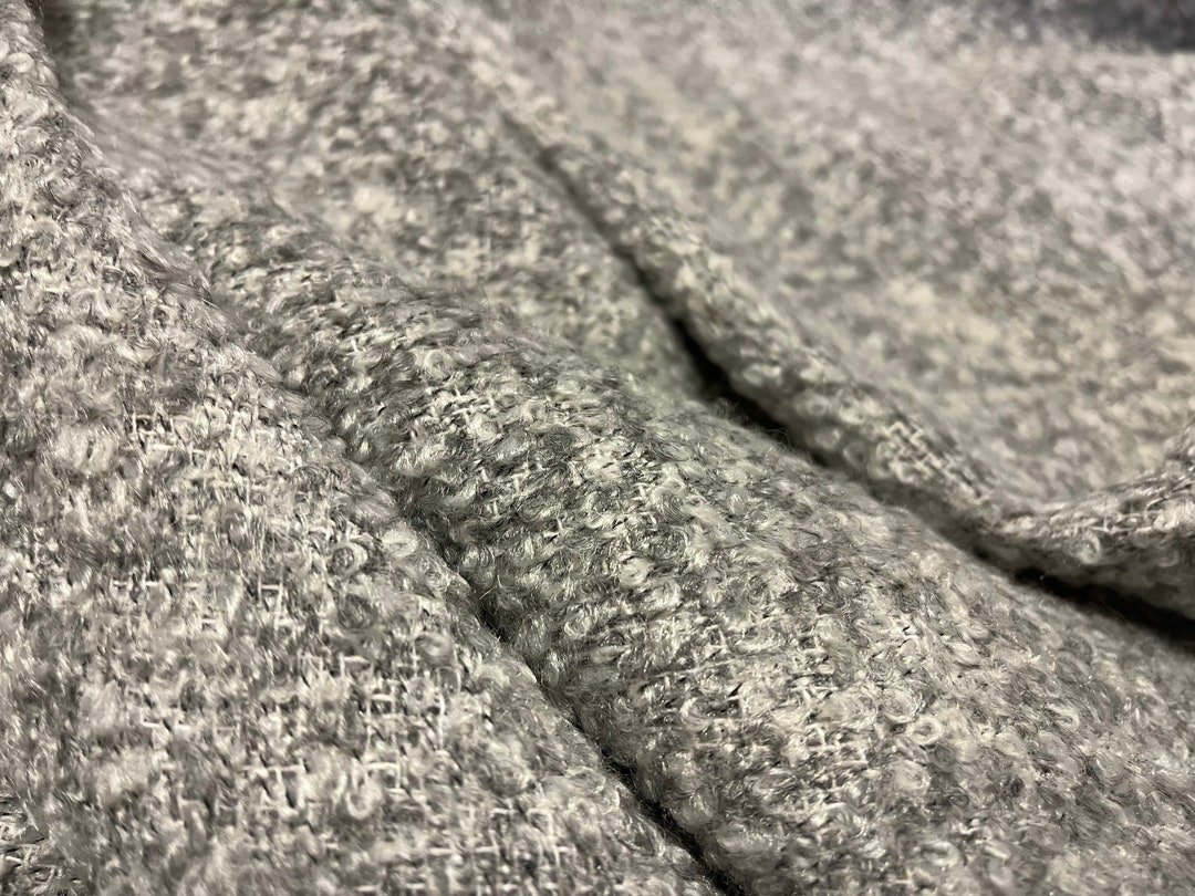 NEW High Class Grey Boucle Fabric - Etsy