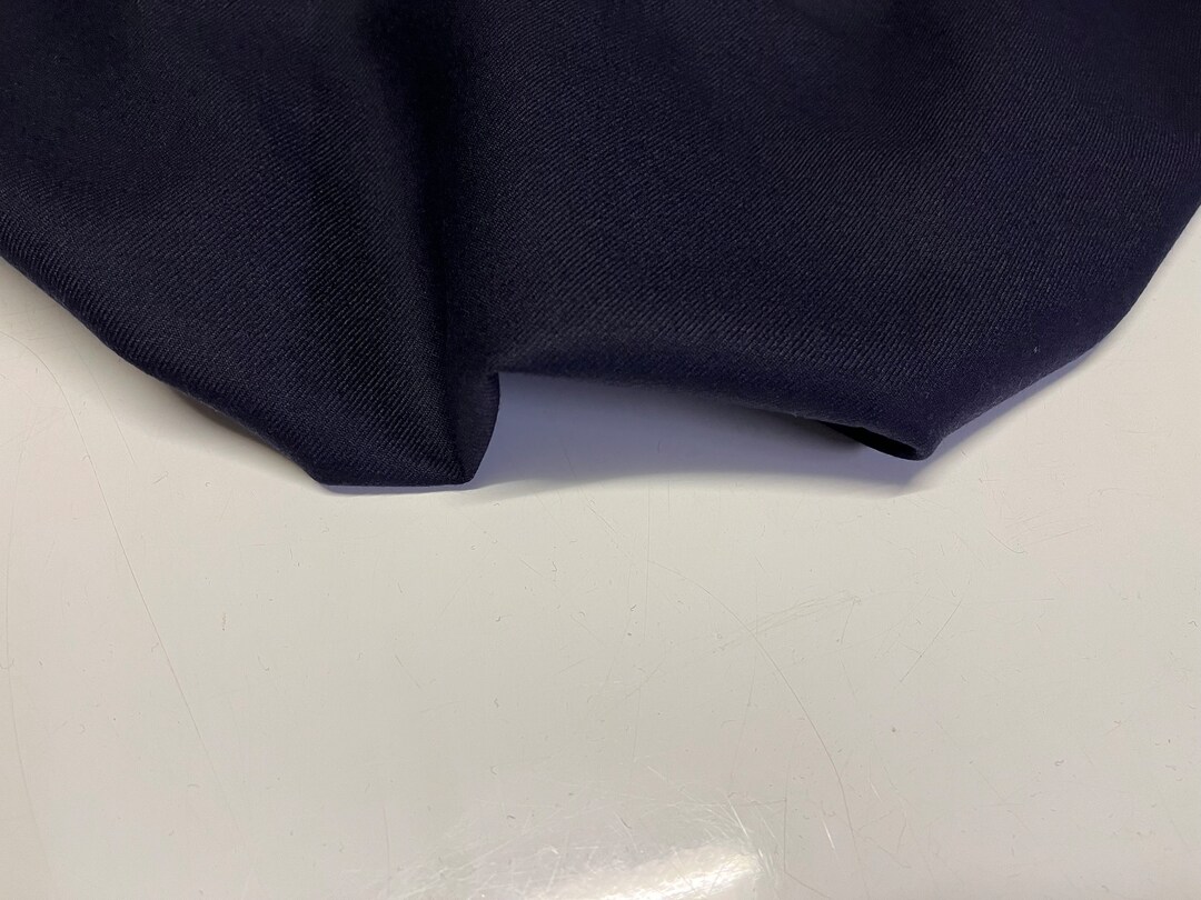 NEW High Class Navy 100% Wool Twill Made in England Suiting Fabric - Etsy