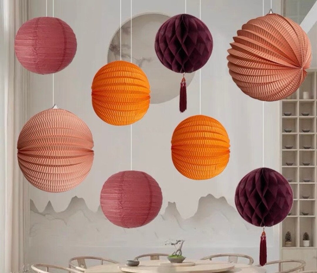 Super Easy DIY Chinese Wedding Decor Wedding Paper Decor 6 - Etsy