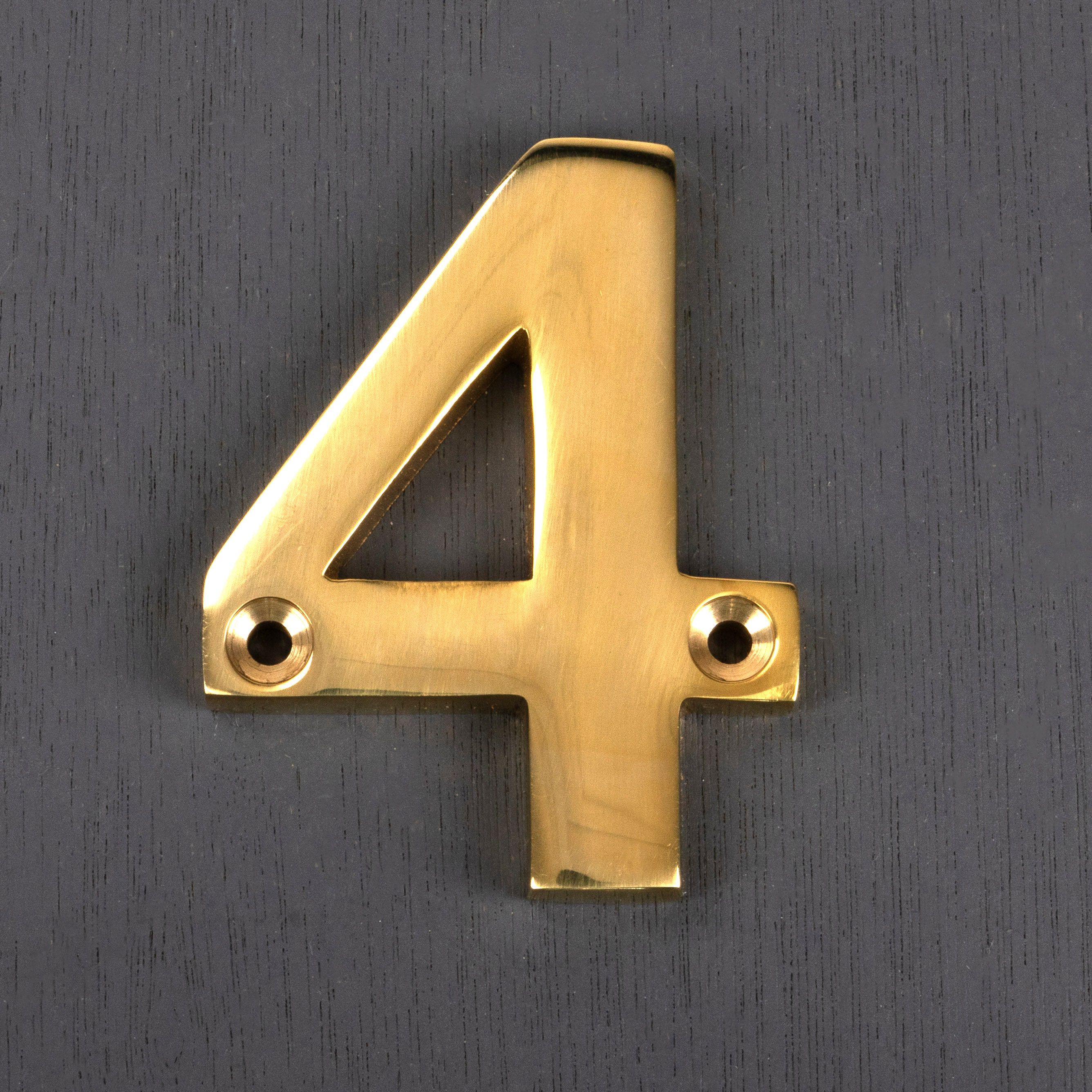 Polished Brass Door Numbers for Front Door 0 - 9 - Etsy UK