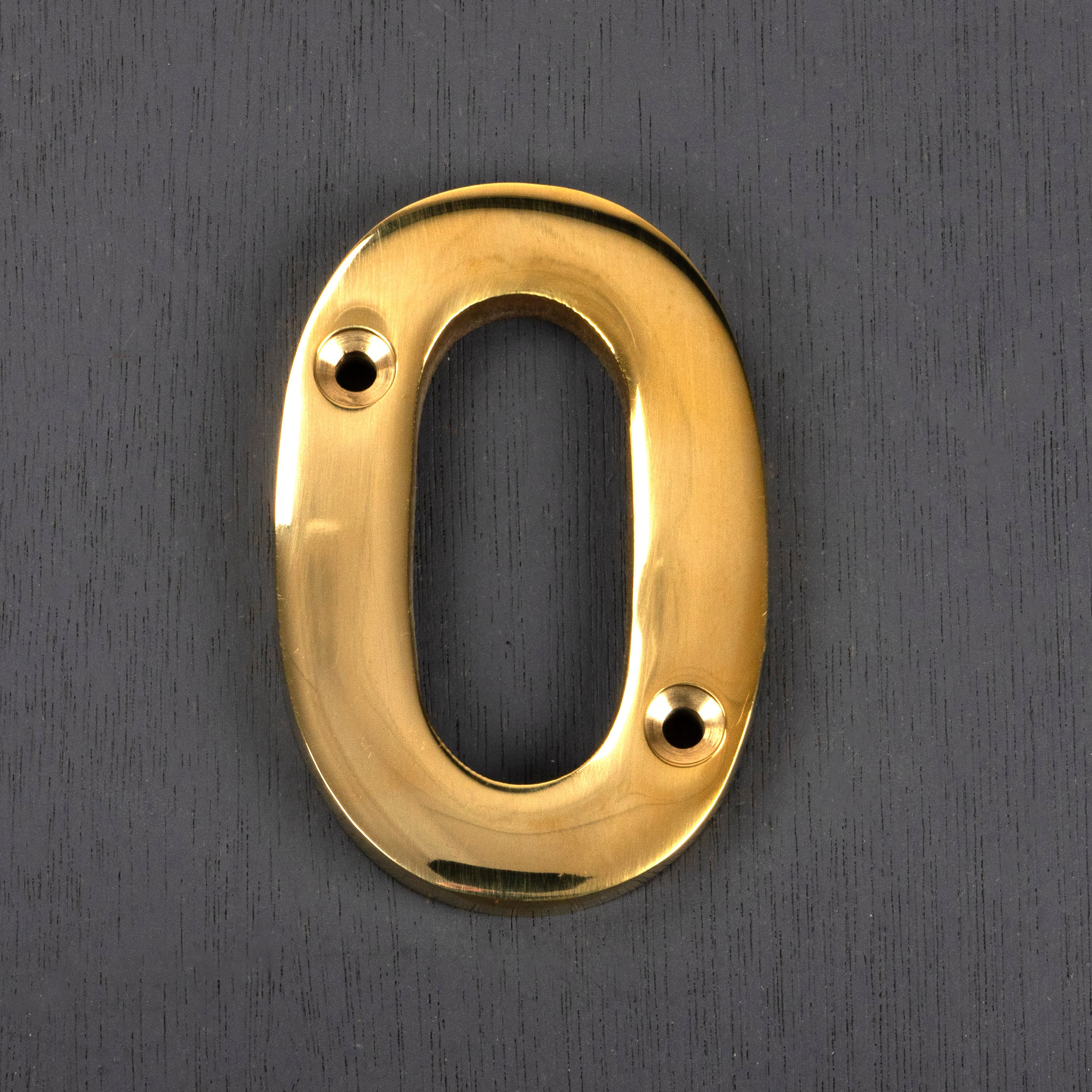 Polished Brass Door Numbers for Front Door 0 9 - Etsy UK