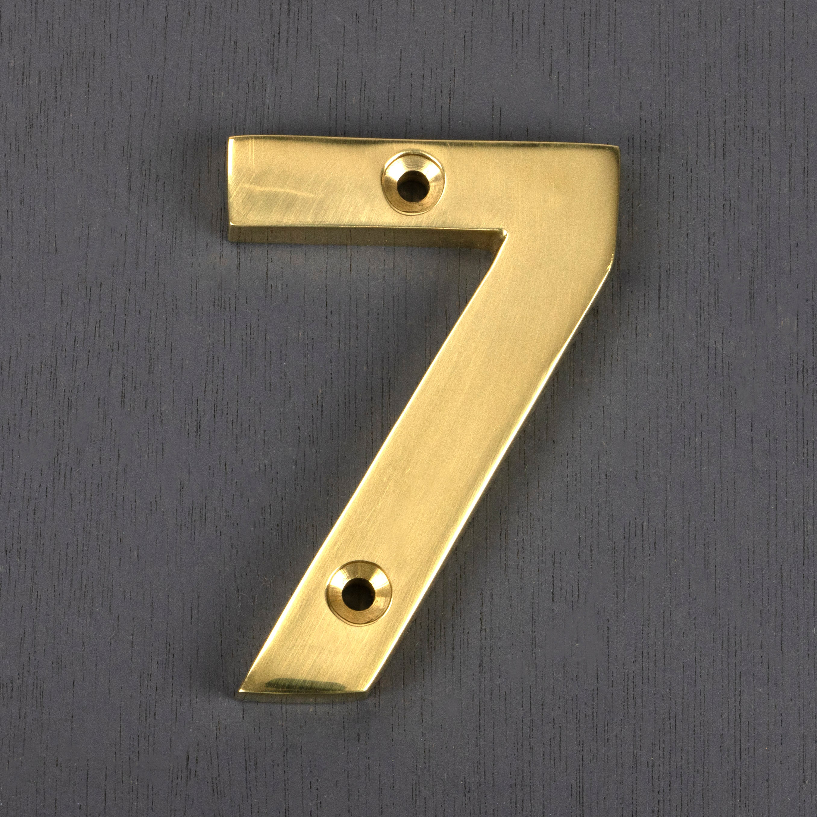 Polished Brass Door Numbers for Front Door 0 - 9 - Etsy UK