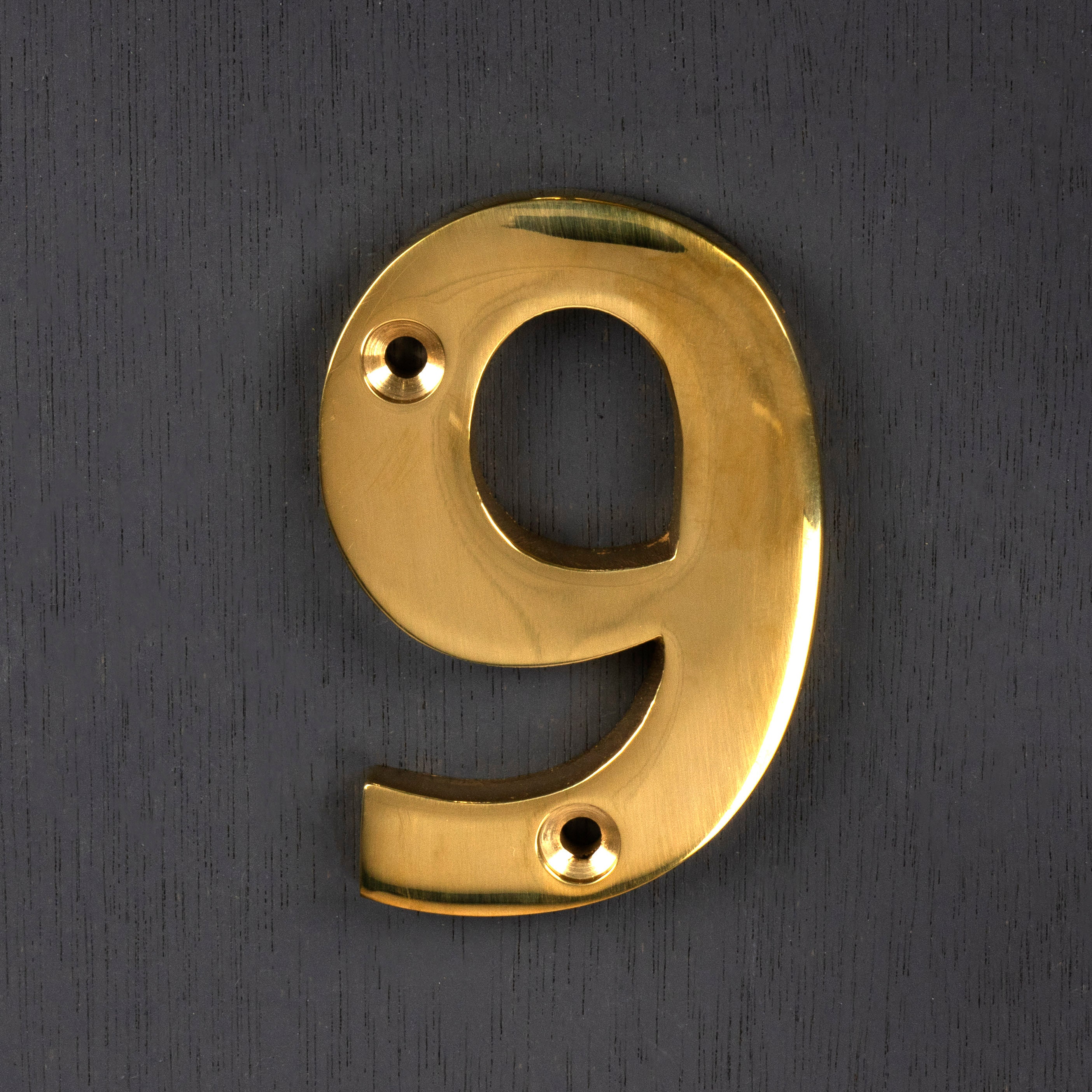 Polished Brass Door Numbers for Front Door 0 9 - Etsy UK