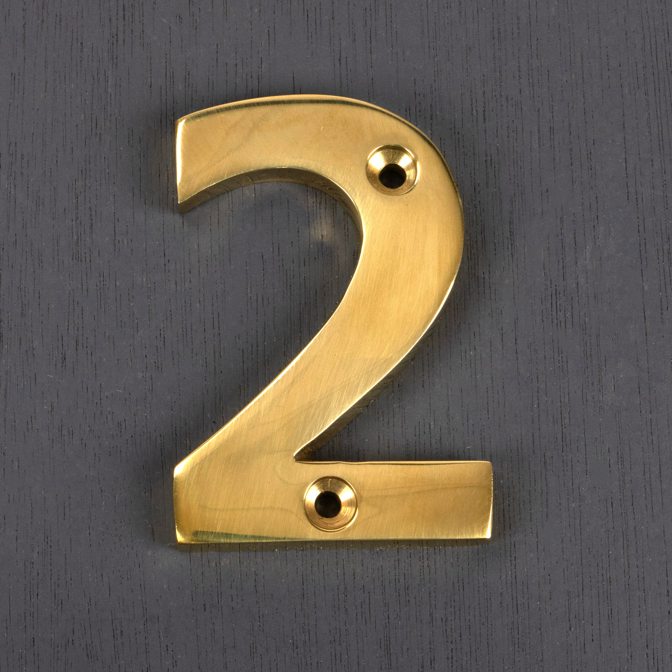 Polished Brass Door Numbers for Front Door 0 - 9 - Etsy UK