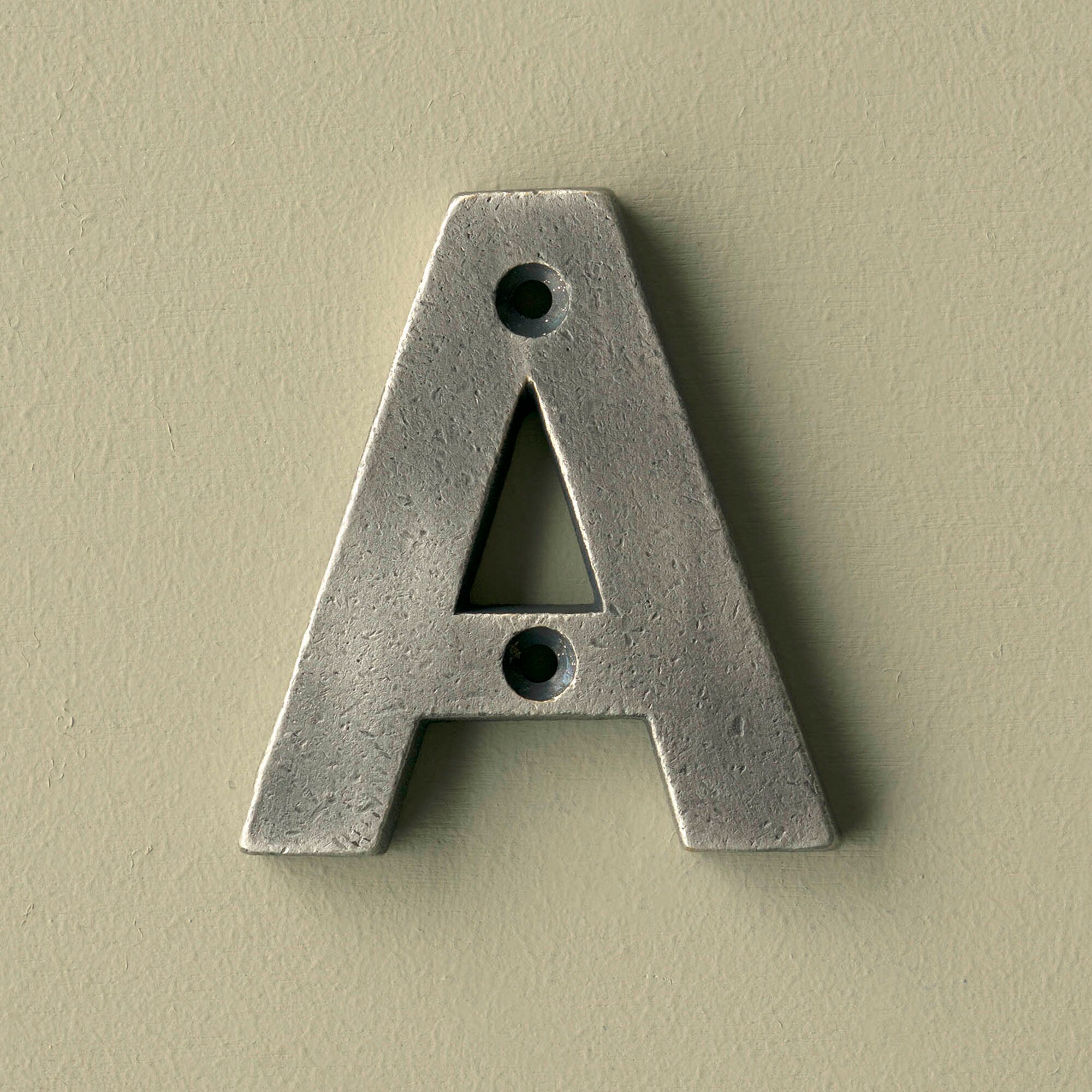 Antique Pewter House Door Letters for Front Door A - Z Grey Front Door ...