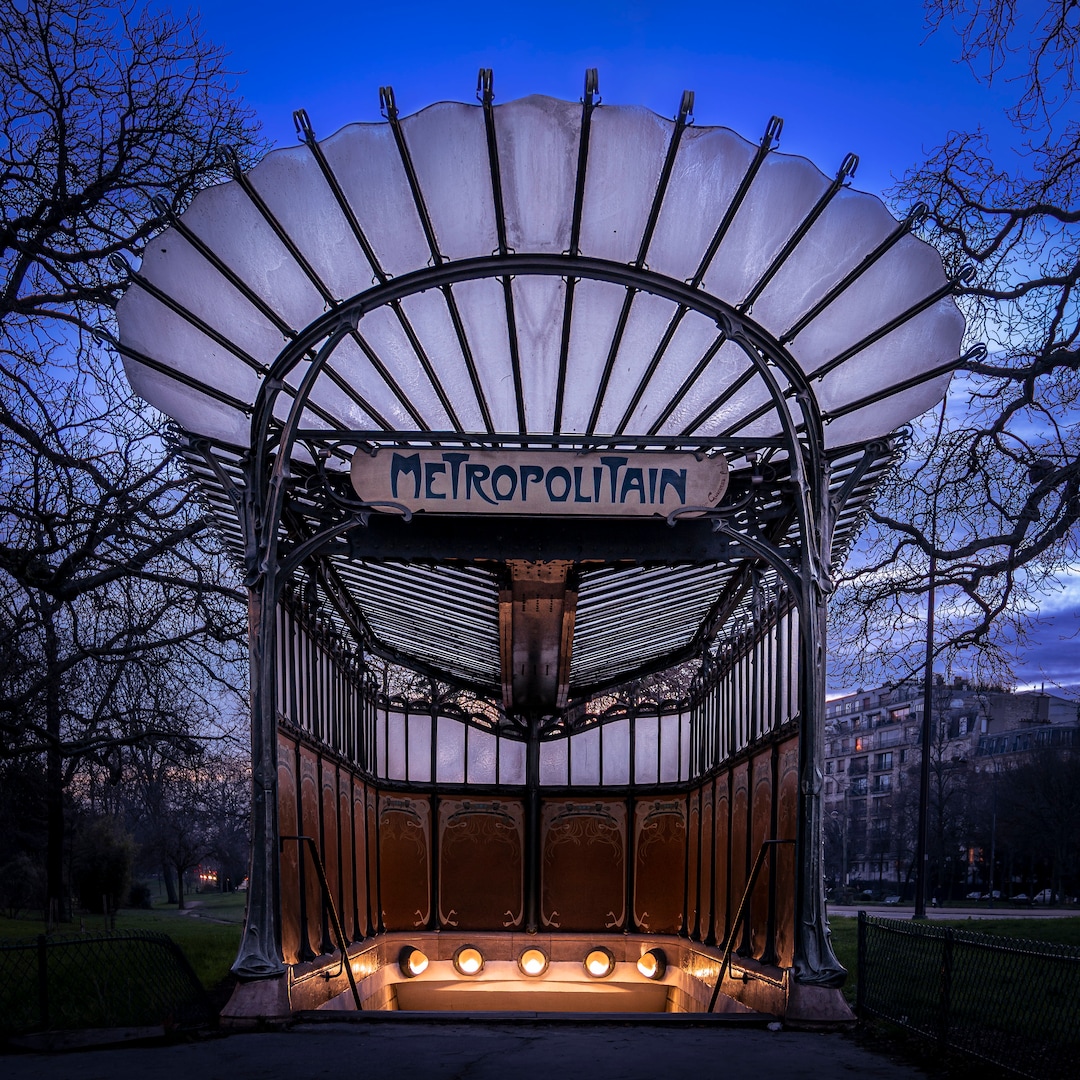Bouche De Métro Paris Guimard Art Nouveau Photo Impression Papier Toile ...