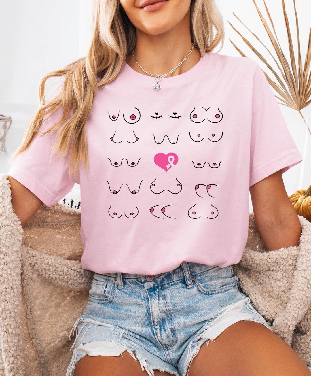 Pink Ribbon Breast Cancer Awareness Shirt: Save the Tatas Tee - Etsy