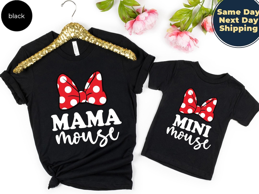 Mama Mouse Mini Mouse Shirt, Mama Kids Shirt, Mommy and Me T-shirt ...