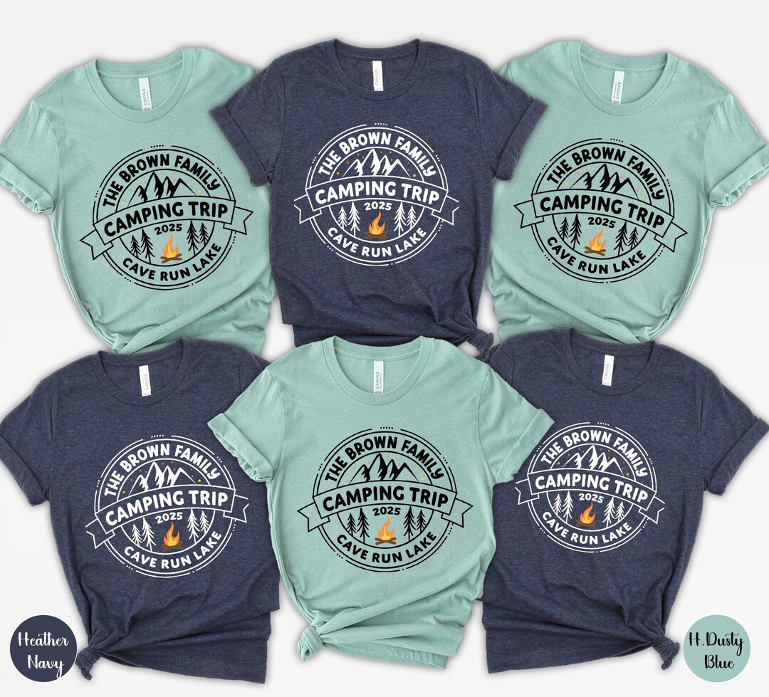 Custom Best Camp Team Ever Shirts , Personalized Funny Outdoor Group ...