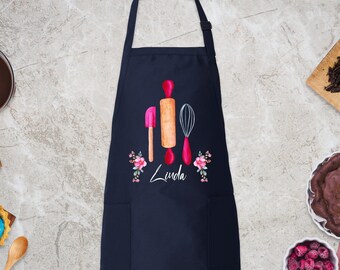 Personalized Kitchen Apron, Custom Cooking Apron With Pocket,aprons for ...
