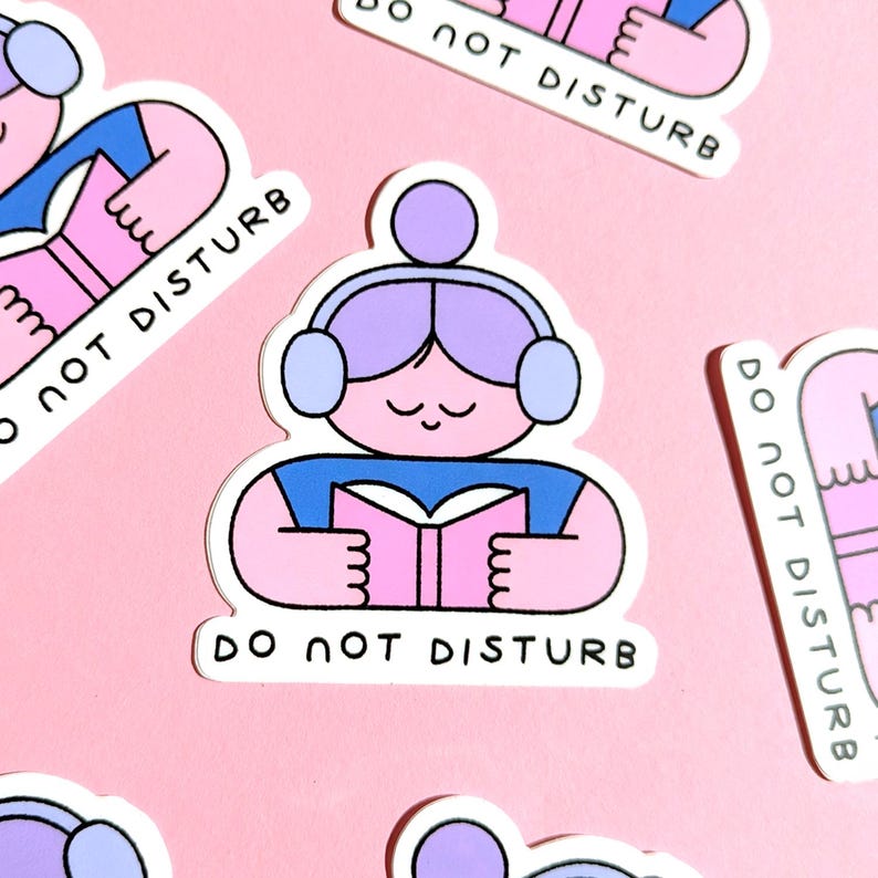 Do Not Disturb Sticker - Etsy
