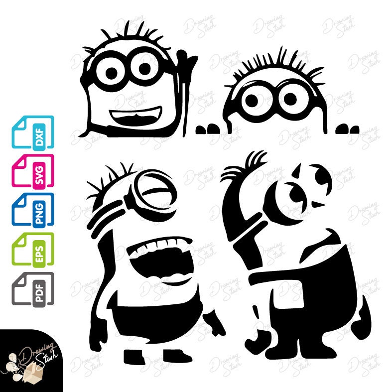 Minions Svg Minions Bundle Svg Minions Party Despicable Me - Etsy