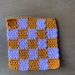 Checkered Coaster - Crochet PATTERN - Etsy