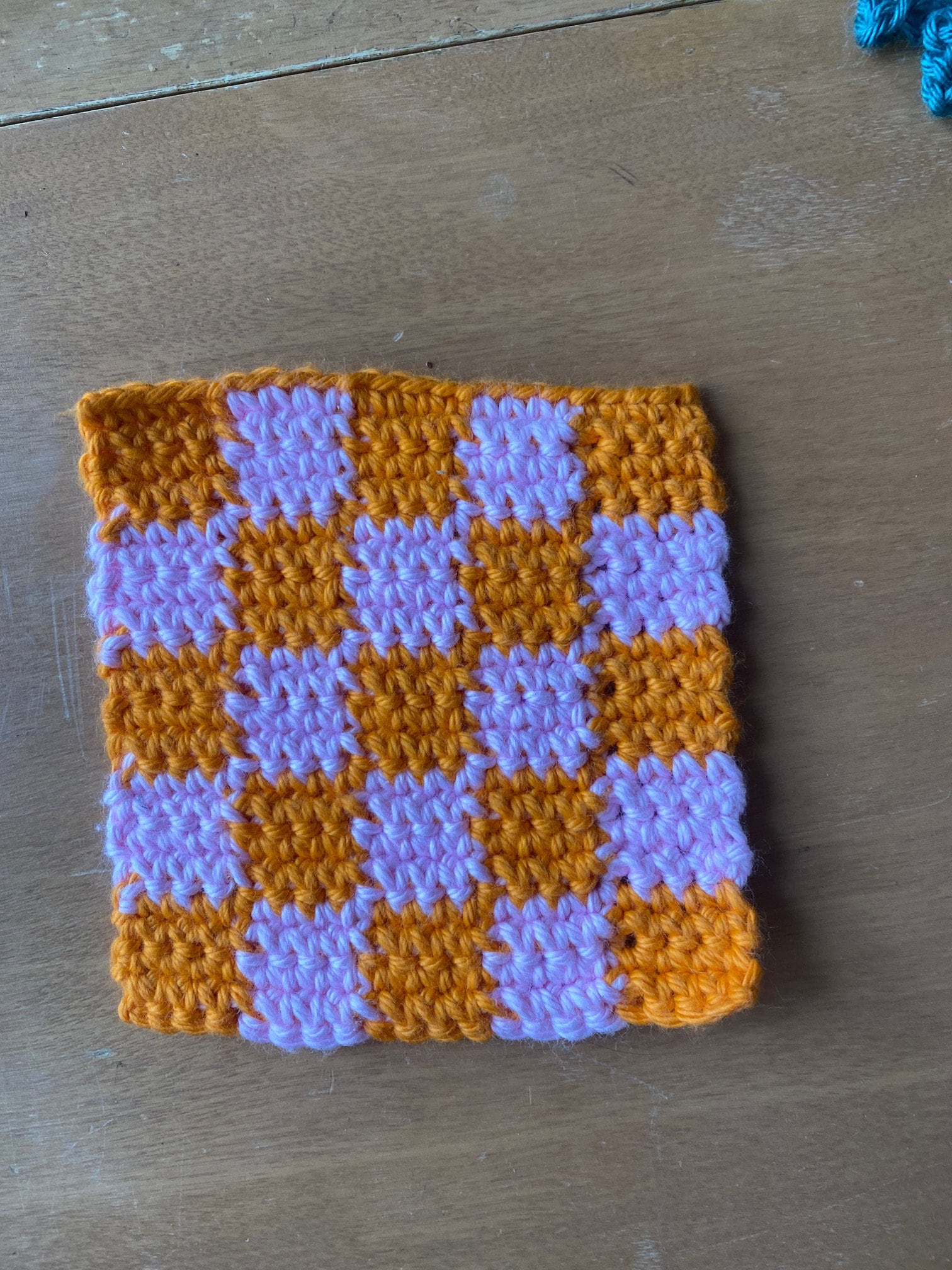 Checkered Coaster - Crochet PATTERN - Etsy