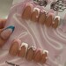 XXXL Square Full Bling Press on Nails Swarovski Extra Long Nails Custom ...
