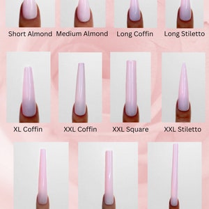 XXXL Square Full Bling Press on Nails Swarovski Extra Long Nails Custom ...