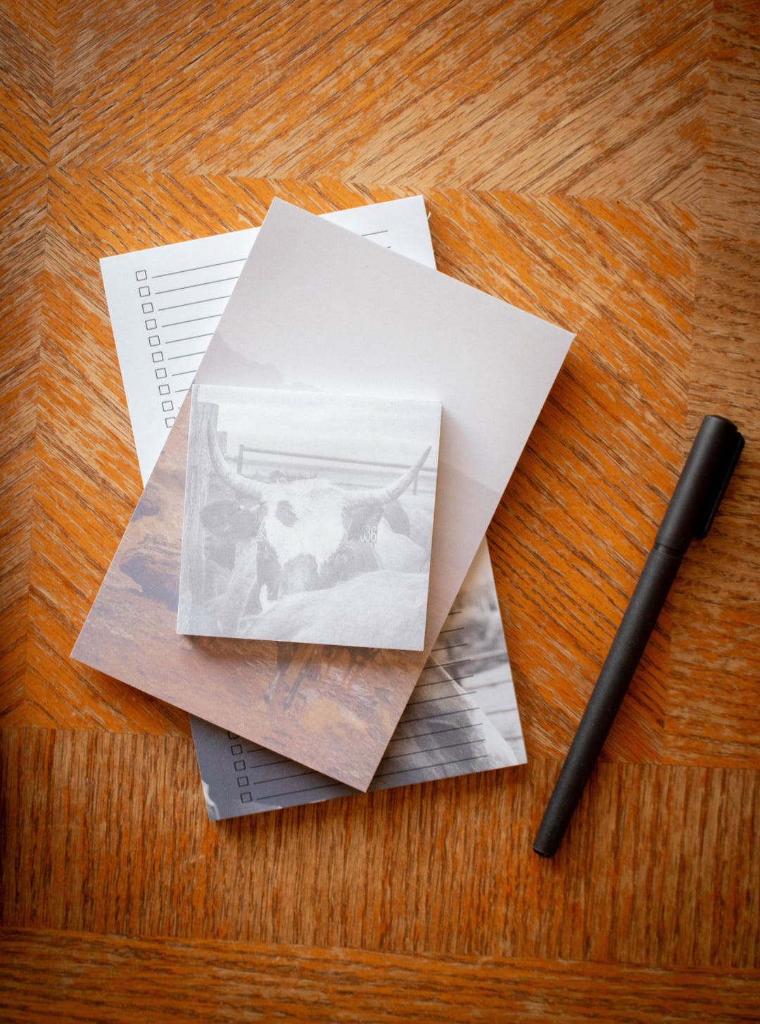 Western Cow Sticky Notes - Etsy