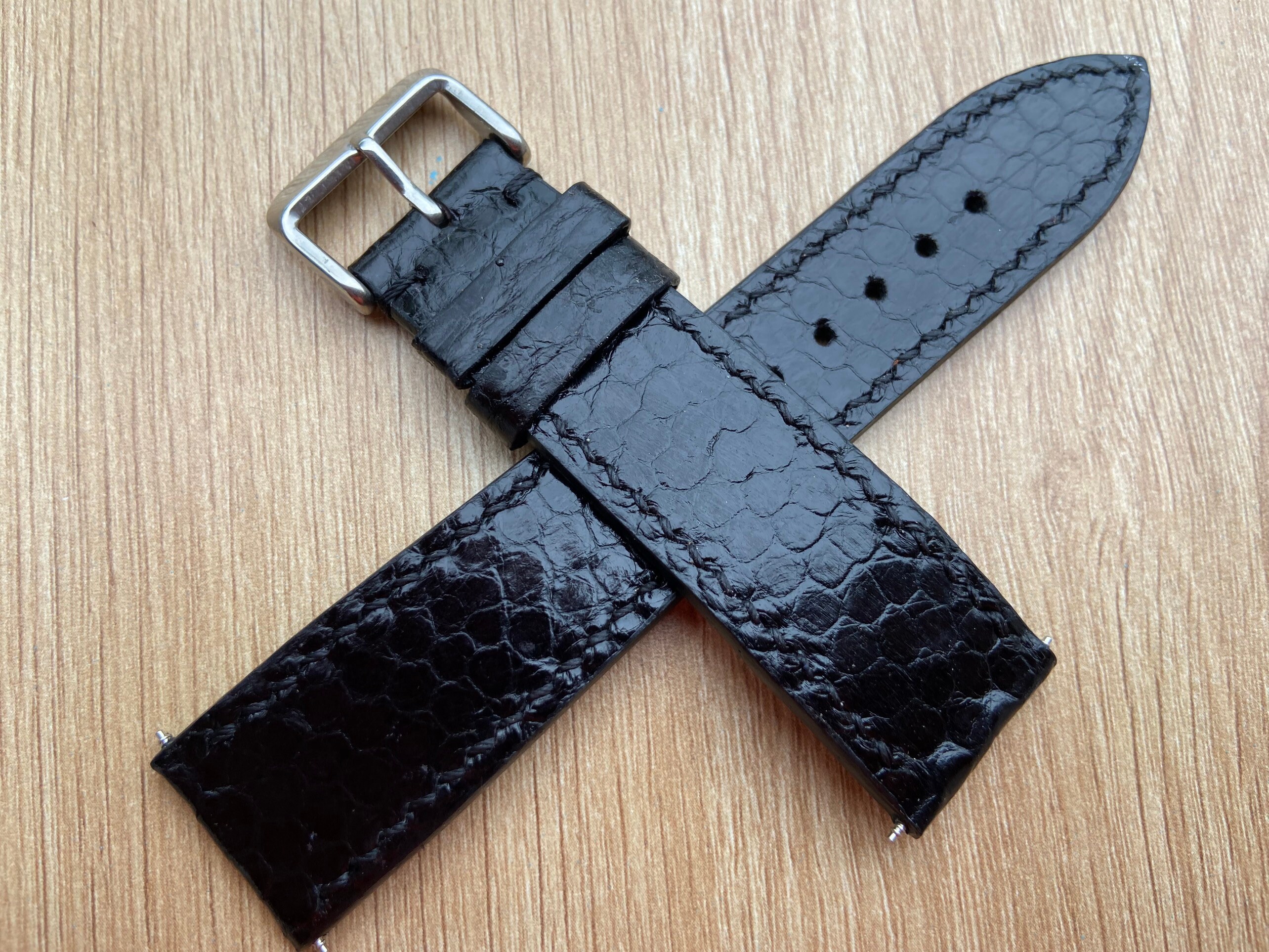 Red Genuine Snake Leather Watch Strap Band Leather Watch - Etsy
