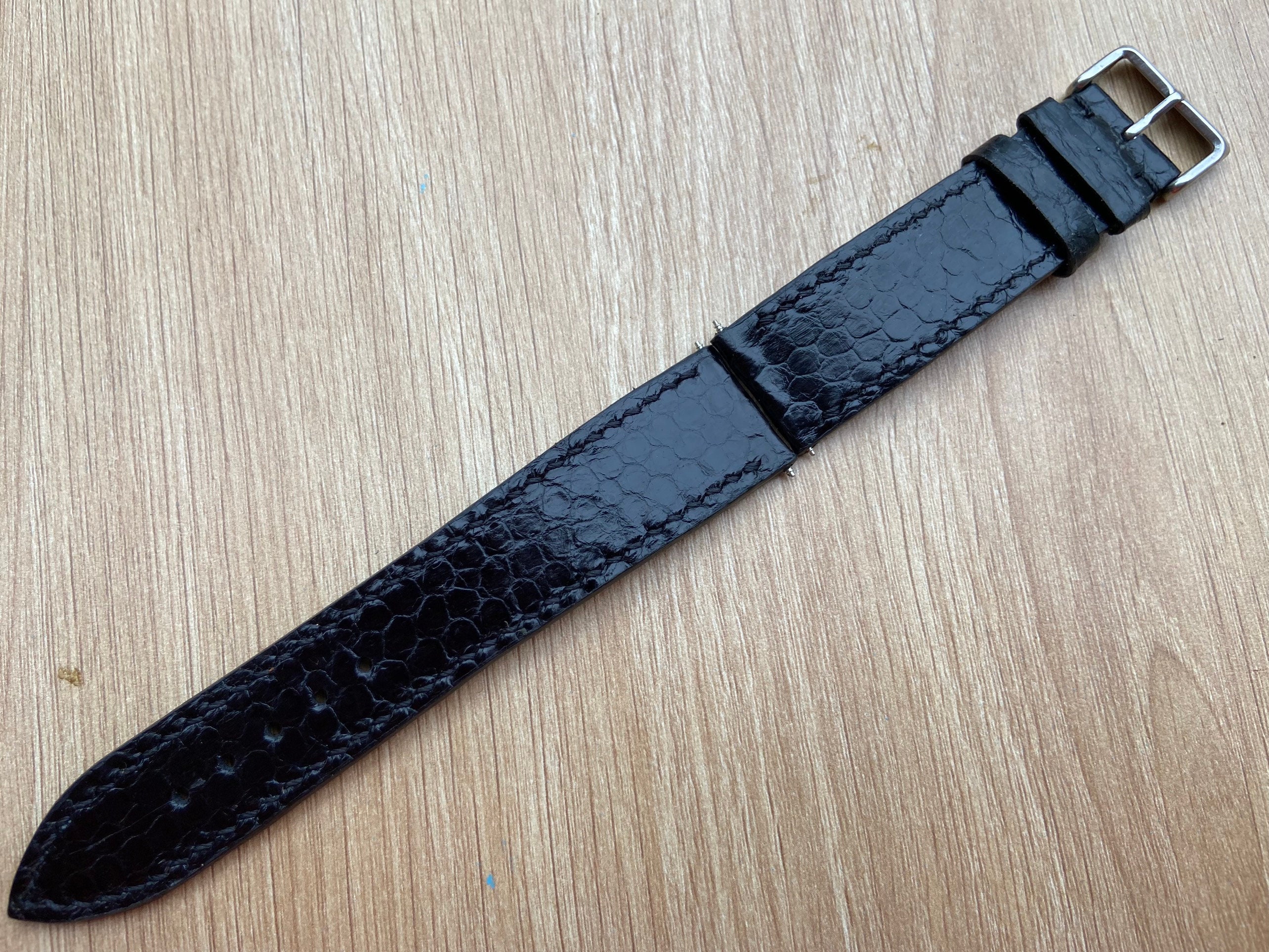 Red Genuine Snake Leather Watch Strap Band Leather Watch - Etsy