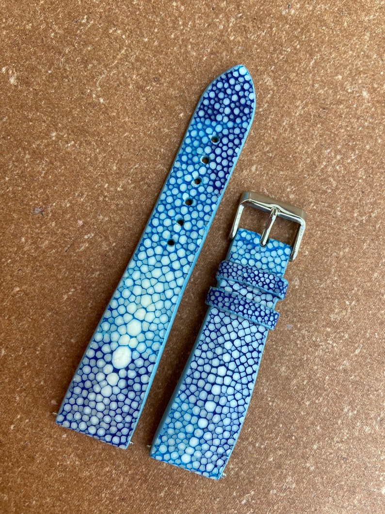 Multi Color Genuine Stingray Leather Watch Strap Band Leather - Etsy