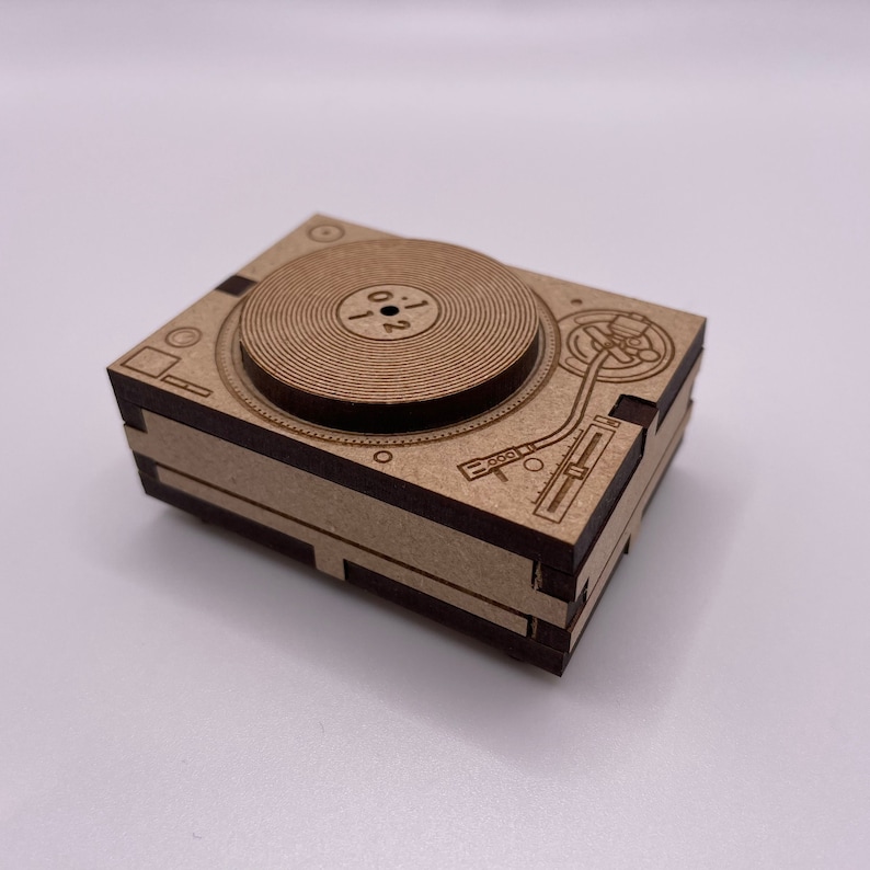 Technics 1210 Turntable Personalised 3D Card. DIY Pop up - Etsy