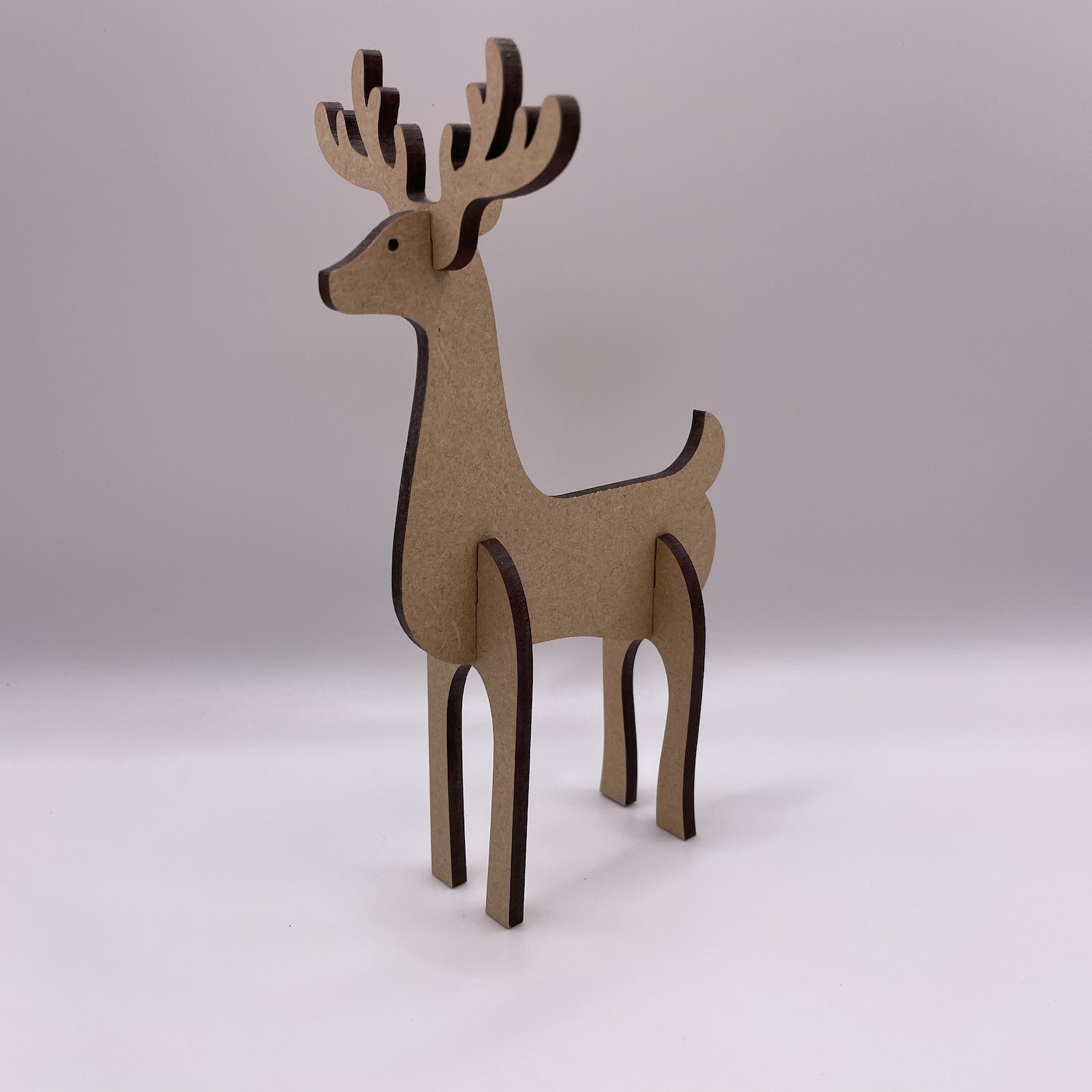 Reindeer Personalised 3D Christmas Card. DIY Pop up Letterbox Gift ...