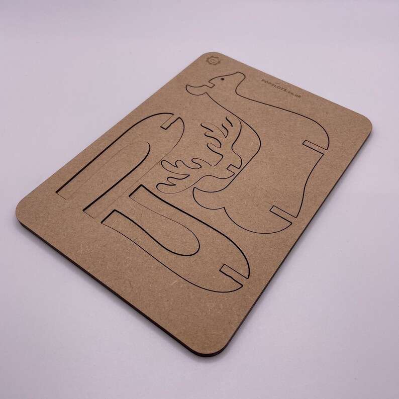 Reindeer Personalised 3D Christmas Card. DIY Pop up Letterbox Gift ...