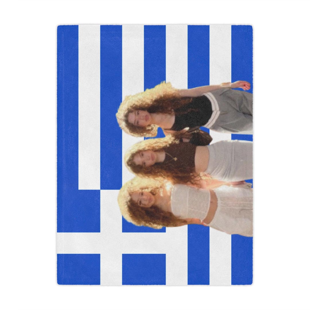 Microfiber Blanket - Kalogeras Sisters Greece Flag Soft Throw, Greek ...