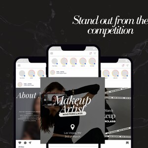 Makeup Masterclass Instagram Templates I Masterclass Post I MUA ...