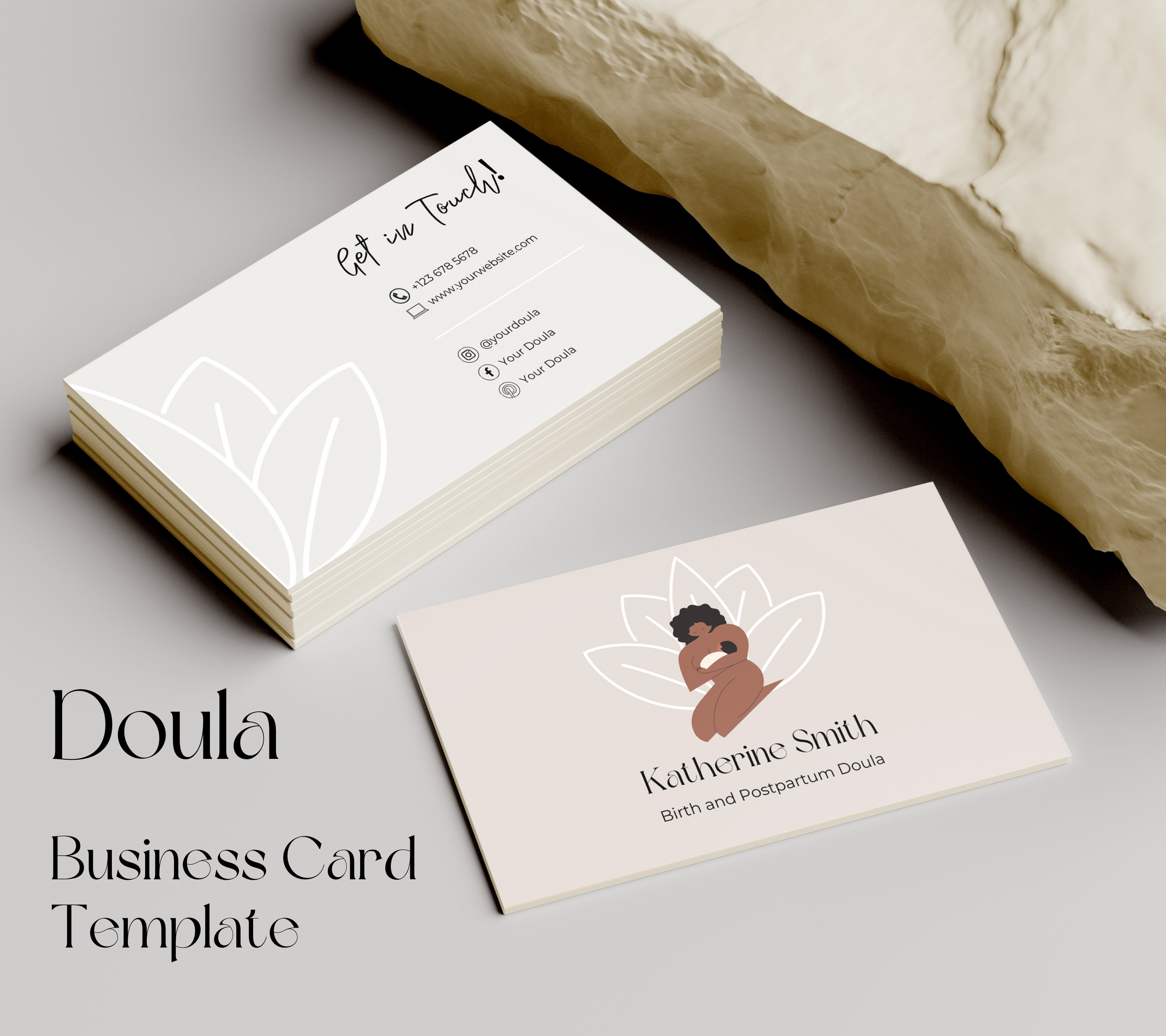 Printable Doula Business Card Customizable Template I Doula - Etsy