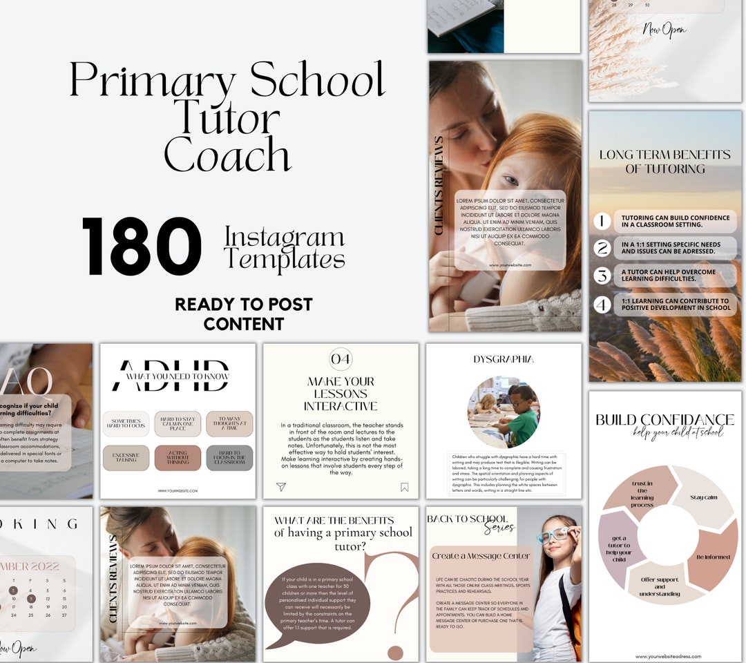 Teacher Instagram Templates Bundle: Editable Posts, Stories, Highlights ...