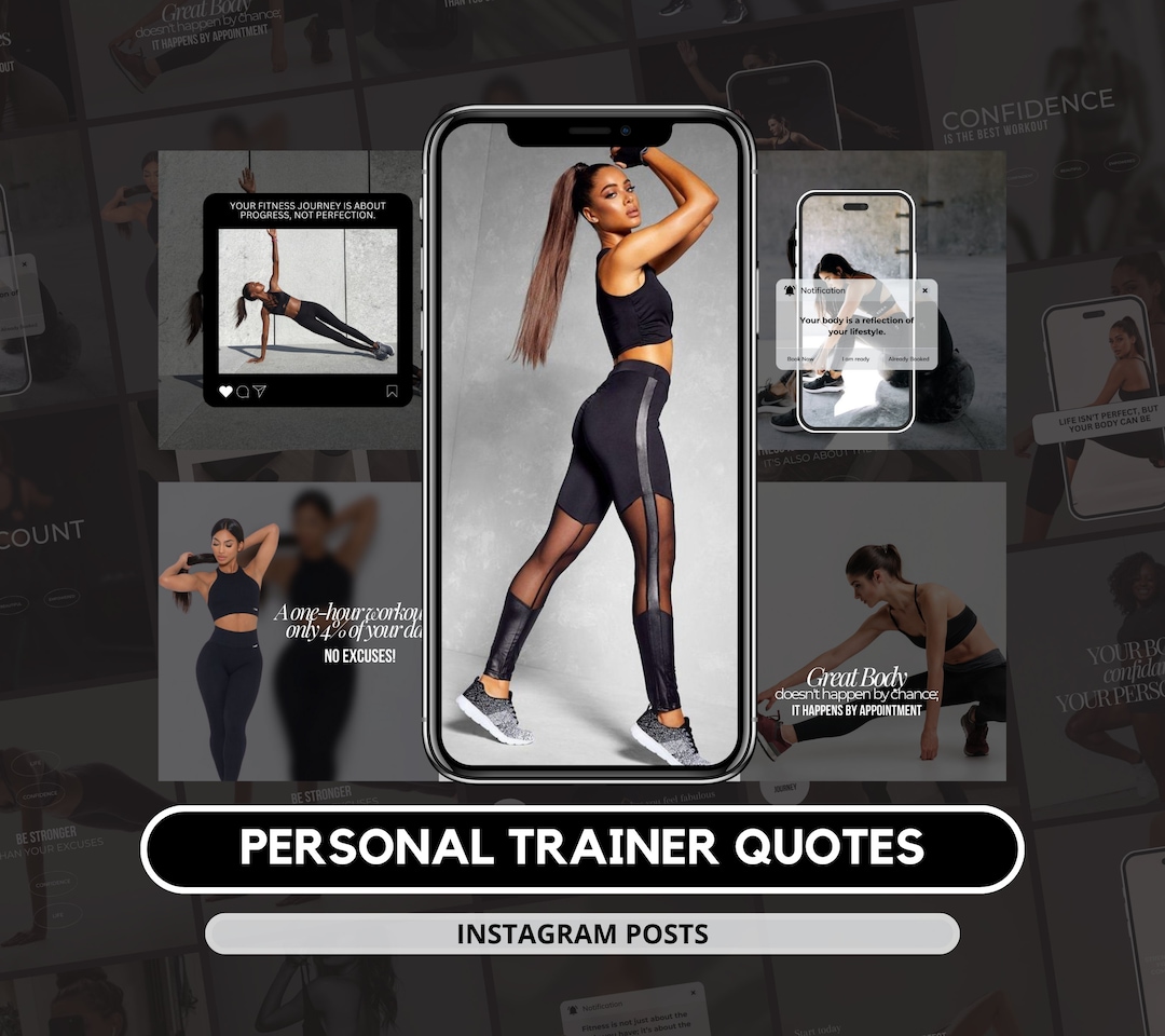 Personal Trainer Instagram Quotes I Personal Trainer Instagram Posts I ...