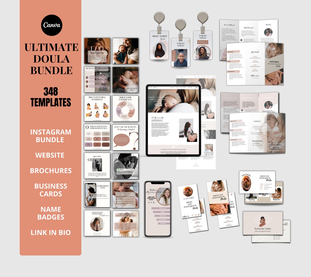 Ultimate Doula Bundle I Doula Instagram I Doula Template I Postpartum ...