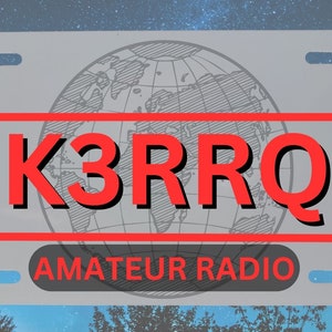 Personalized Amateur Radio License Plate Cover for Cars & Trucks ...