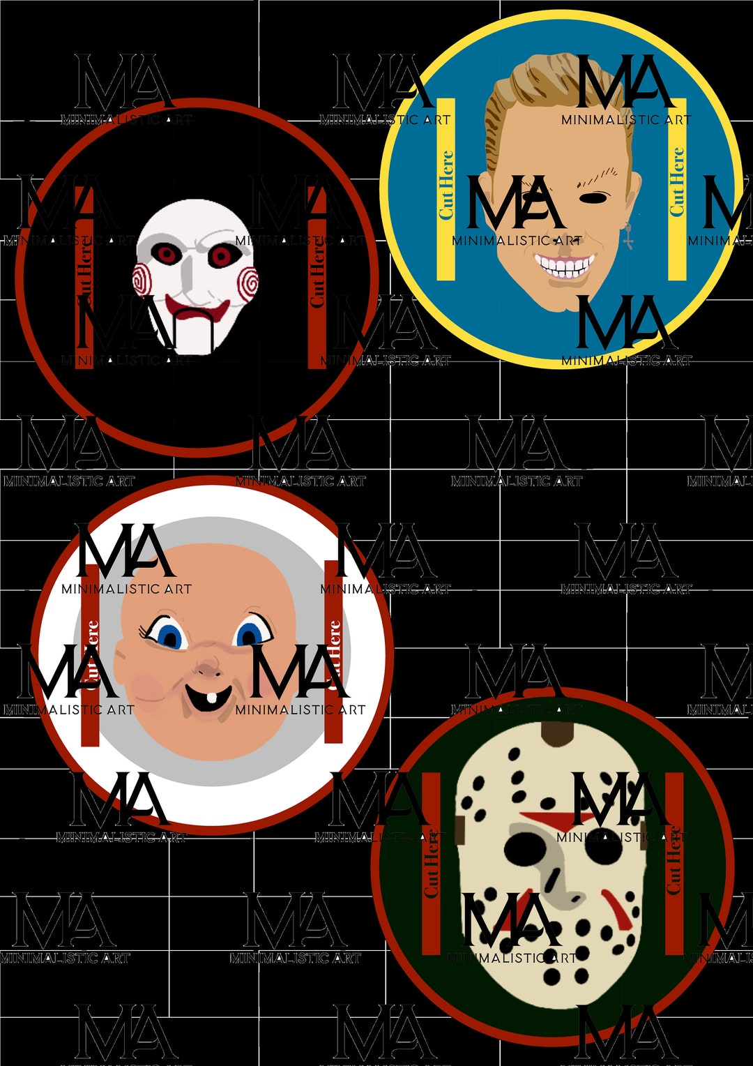 Printable Horror/halloween Decorations - Etsy
