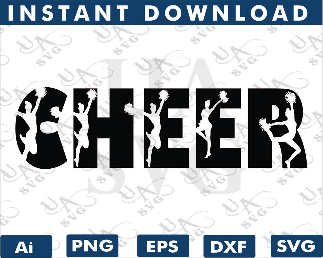 Buy Cheer Svg Cheerleader Svg Cheer Word SVG Cheerleading Svg Online in ...