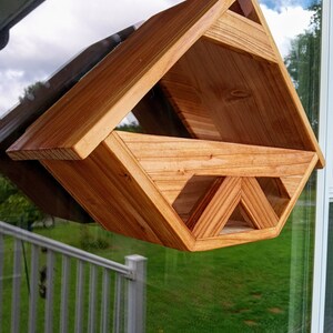 WINDOW DOVE BIRDHOUSE by Nestedaloftartisans Wren Birdhouse Modern ...