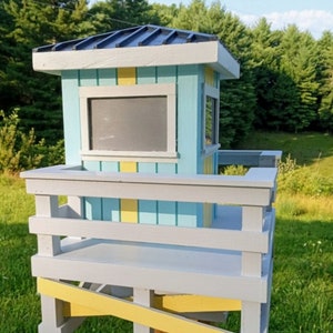 Bluebird Birdhouse Coastal Custom by Nestedaloftartisans, Wooden Beach ...