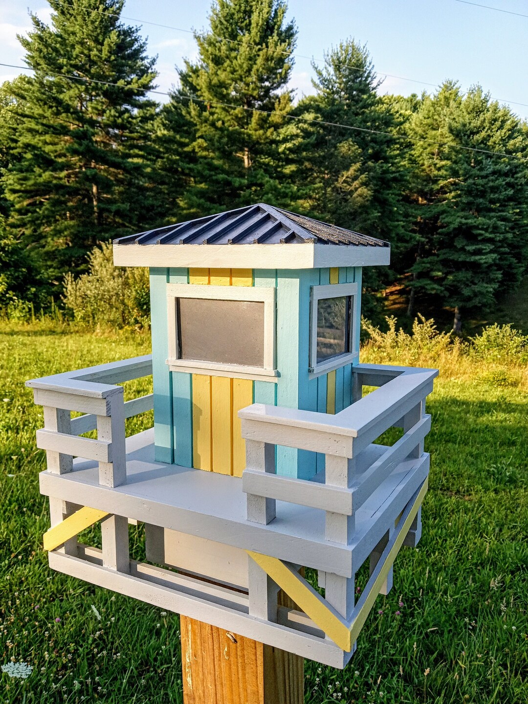 BLUEBIRD BIRDHOUSE CUSTOM by Nestedaloftartisans Wood - Etsy