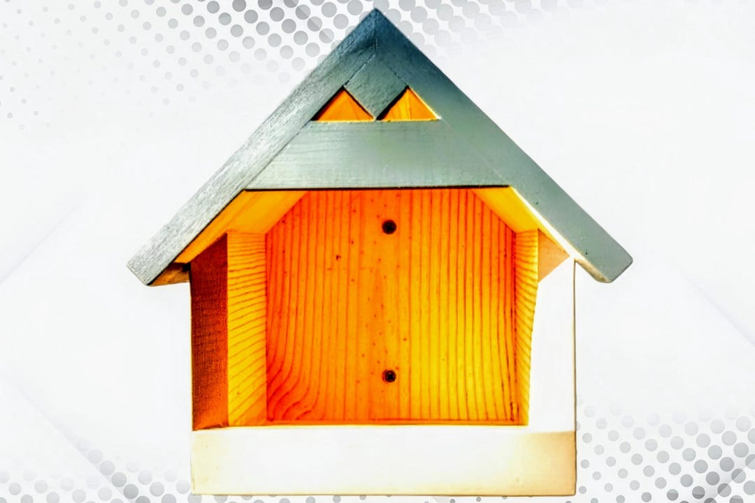 Robin Cardinal House Nesting Box Yard Art Gift by Nestedaloftartisans ...