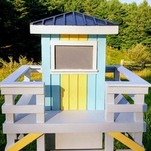 Bluebird Birdhouse Coastal Custom by Nestedaloftartisans, Wooden Beach ...