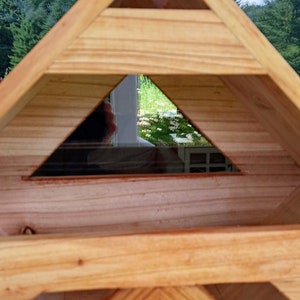 WINDOW DOVE BIRDHOUSE by Nestedaloftartisans Wren Birdhouse Modern ...