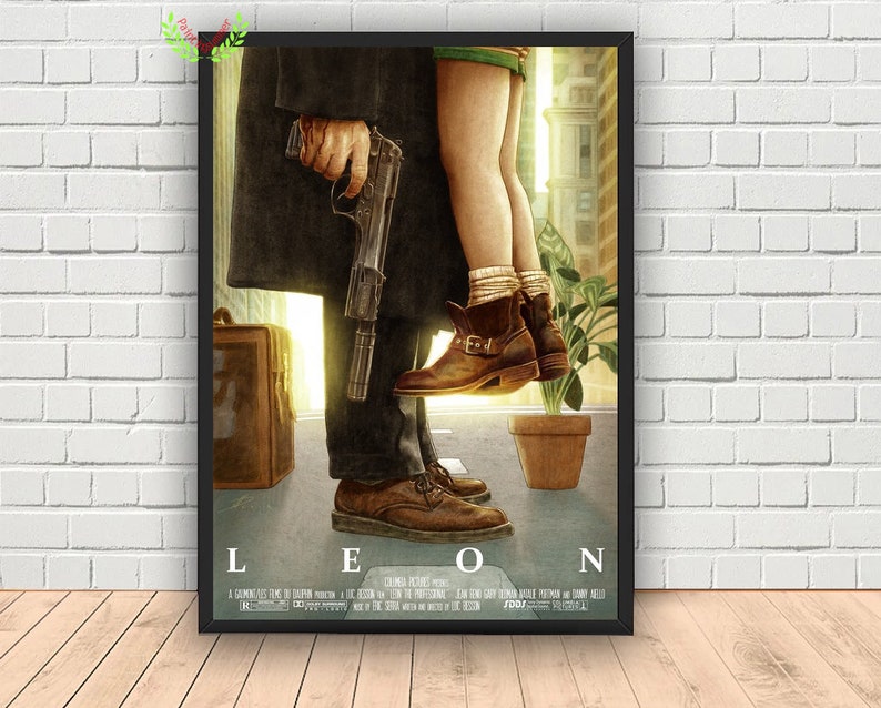 Leon the Professional Movie Poster, Canvas Wall Art Decor, Canvas Art ...