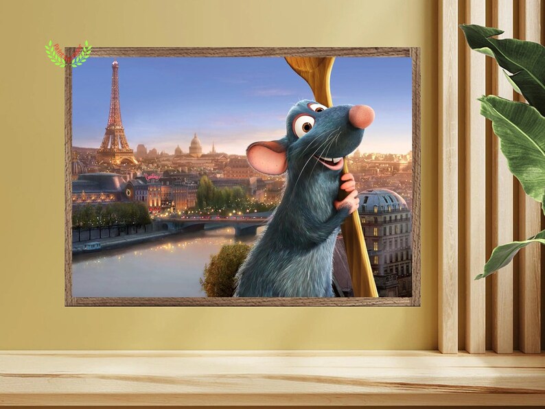 Ratatouille Animation Poster, Canvas Wall Art Decor, Canvas Art Print ...