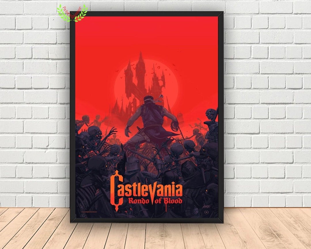 Castlevania Movie Poster, Canvas Wall Art Decor, Canvas Art Print ...