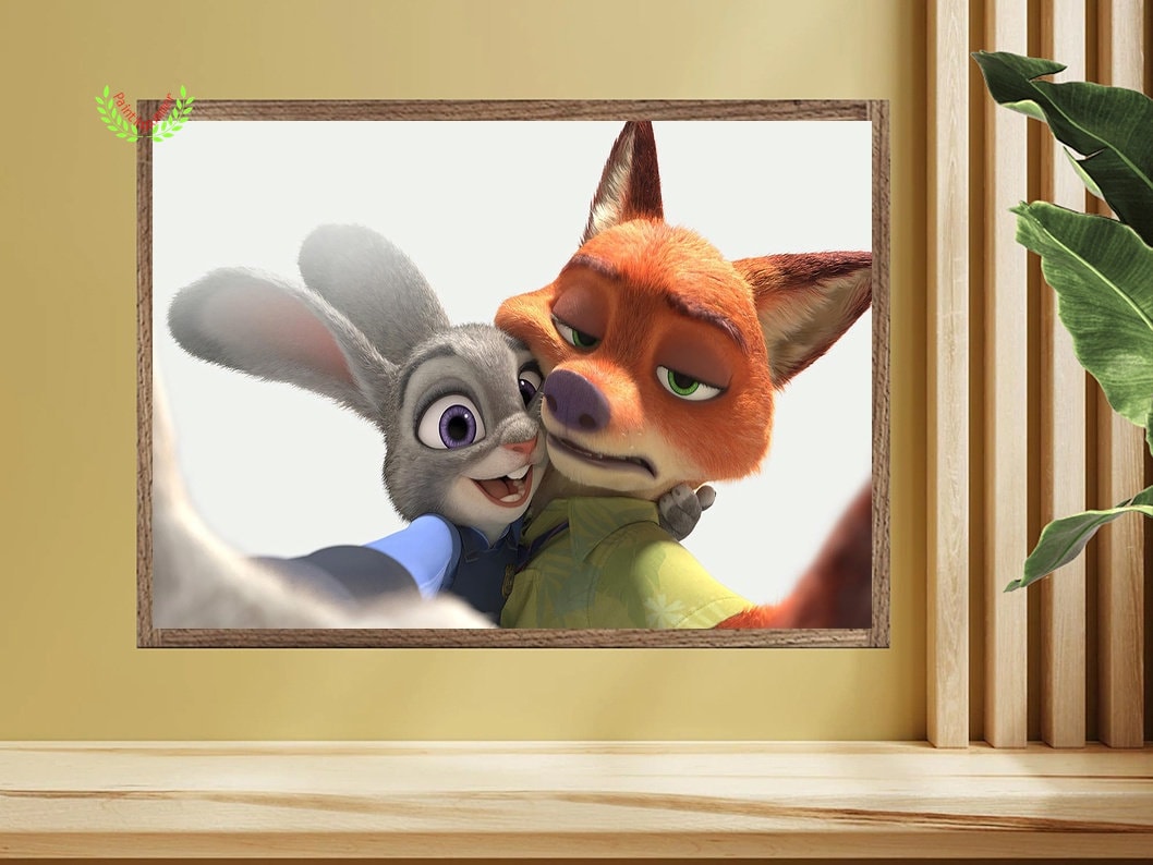 Zootopia Movie Poster, Canvas Wall Art Decor, Canvas Art Print, Famaliy ...