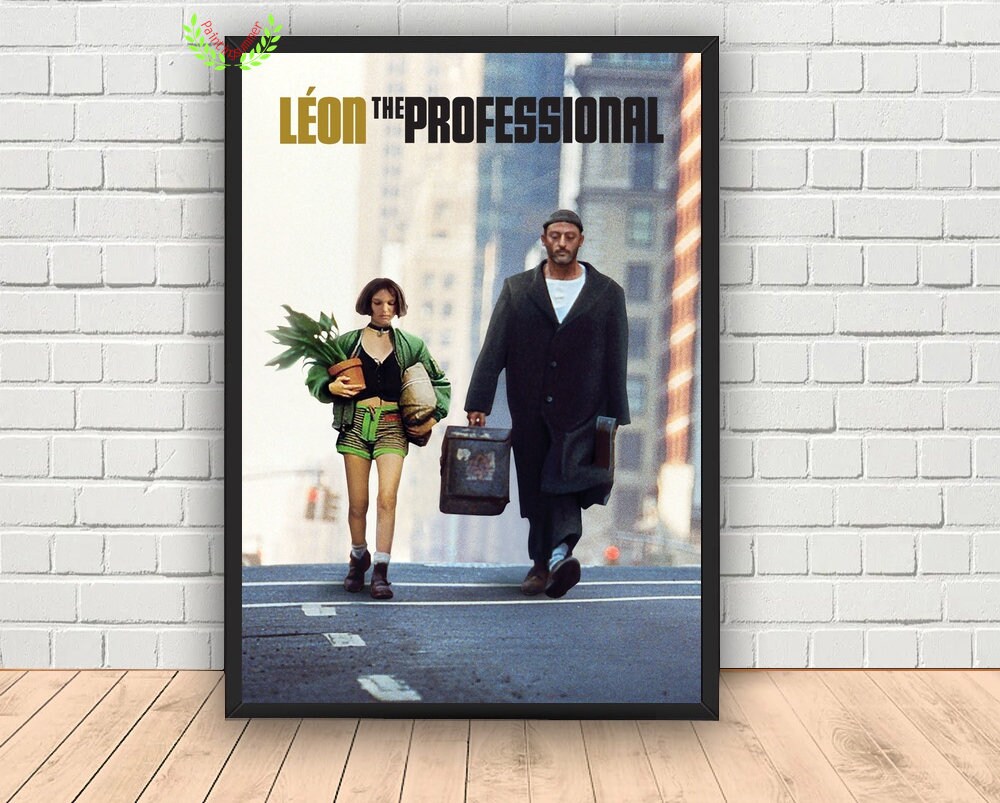 Leon the Professional Movie Poster, Canvas Wall Art Decor, Canvas Art ...