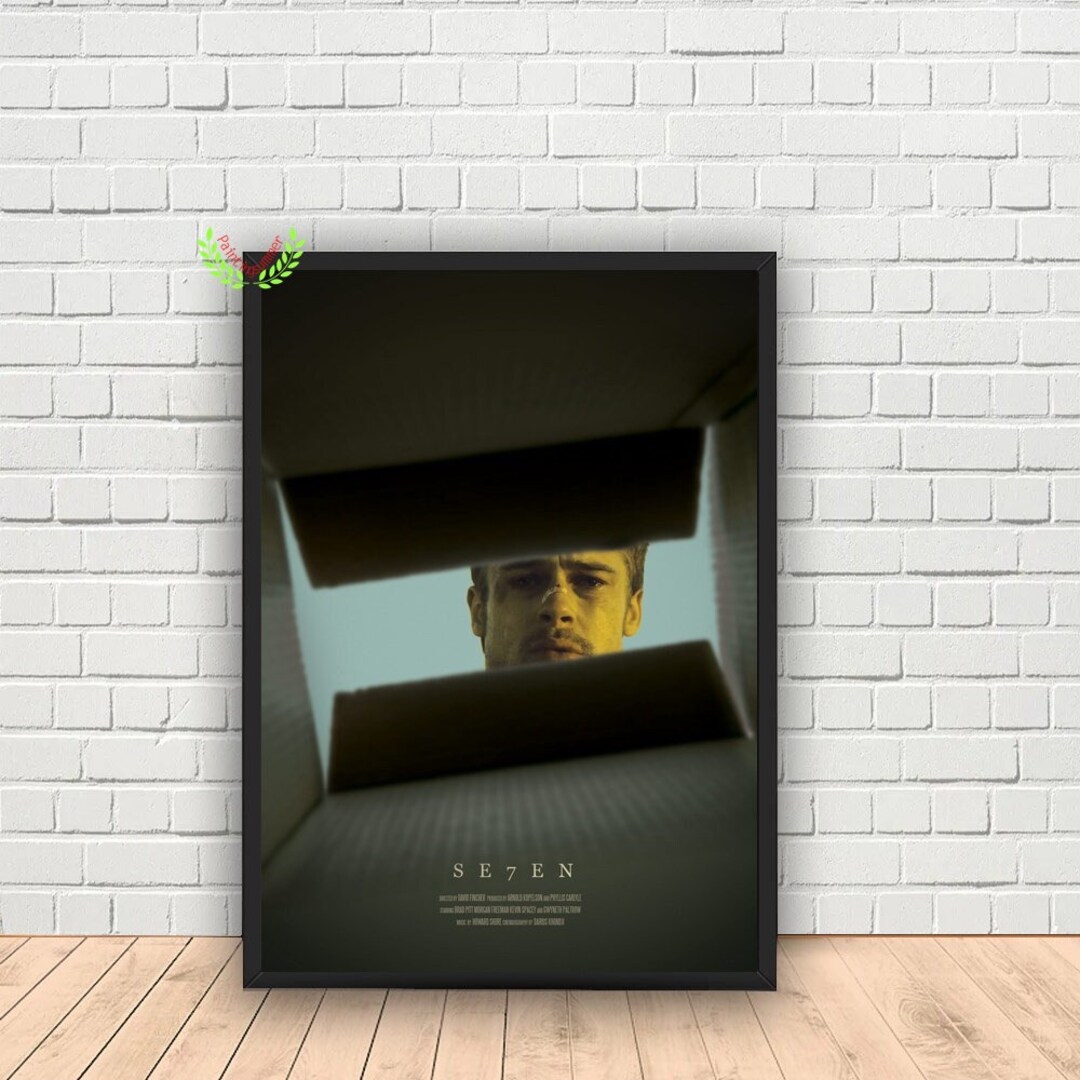 Se7en Movie Poster Canvas Wall Art Decor Canvas Art Print - Etsy