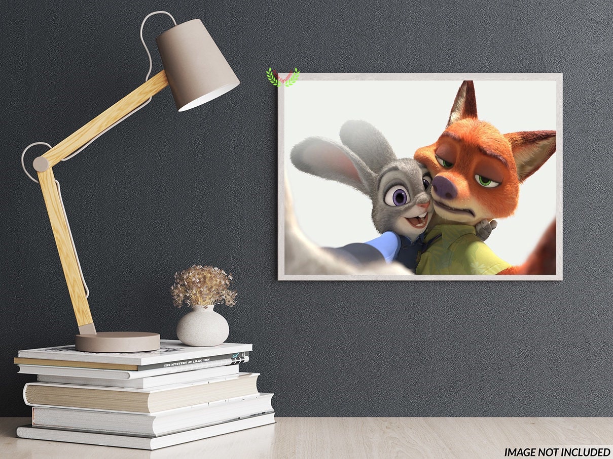 Zootopia Movie Poster, Canvas Wall Art Decor, Canvas Art Print, Famaliy ...
