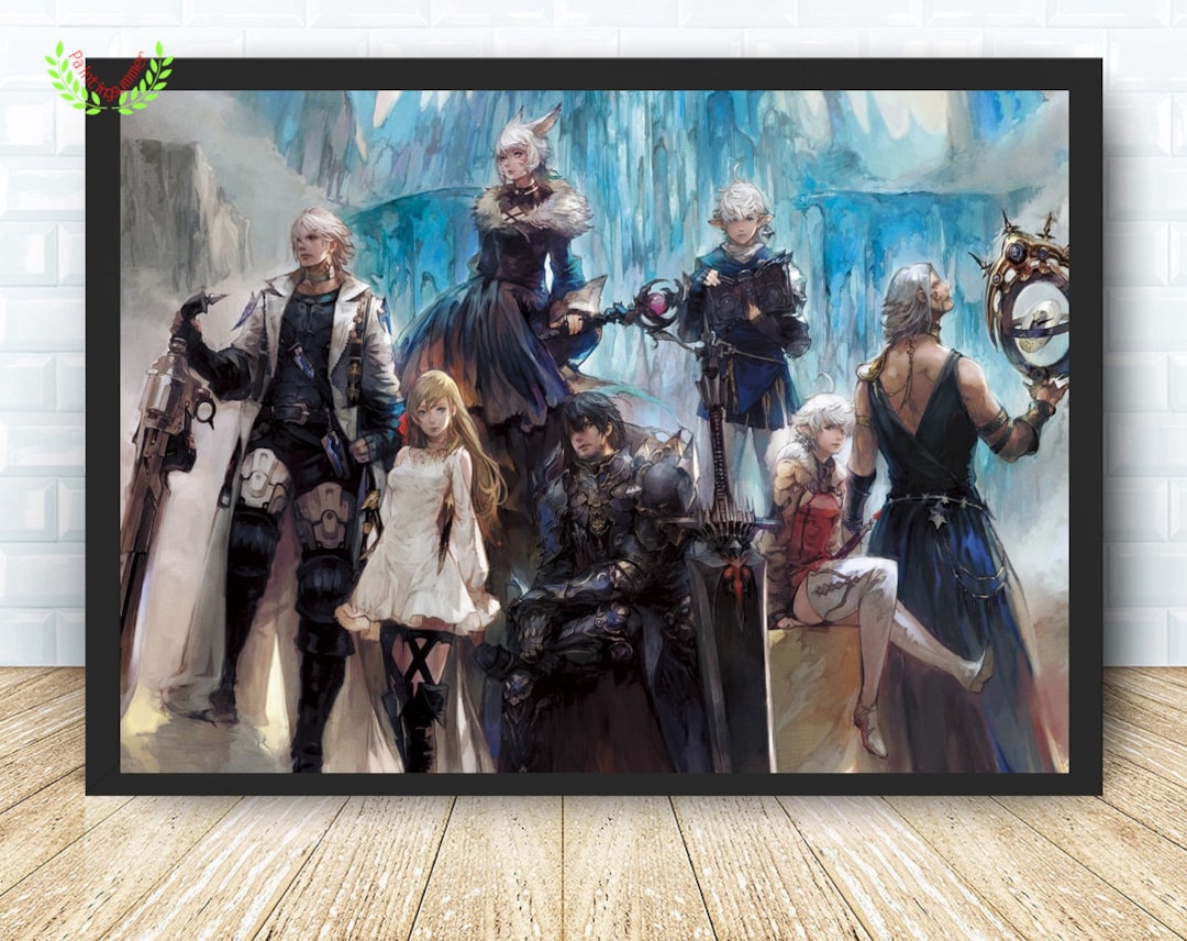 Final Fantasy Xiv Shadowbringers Poster Canvas Wall Art - Etsy UK